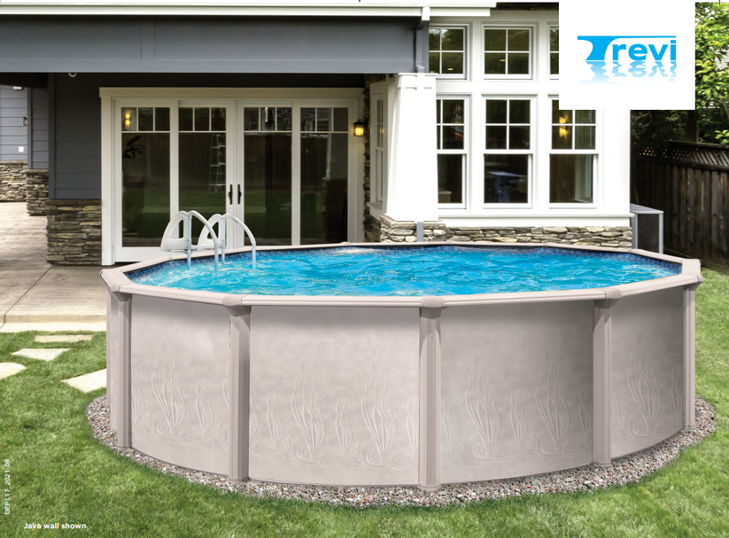 24' x 52" Trevi 186 7" Hybrid Frame Round Pool – Swimming Pool Discounters