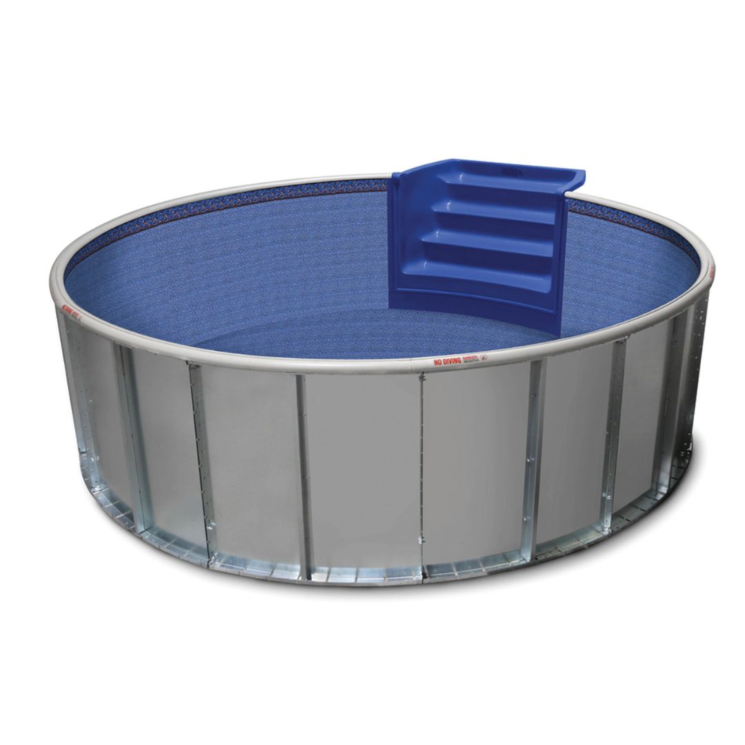 33' x 52" Discount Semi Inground Pool Kit – Swimming Pool Discounters