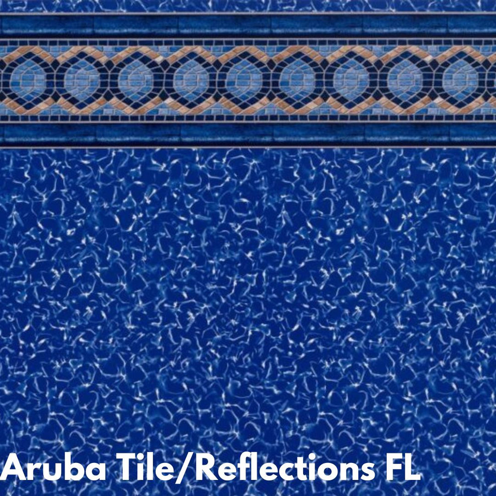 Findlay In-Ground Aruba Tile/ Reflections Floor 27 MIL – Swimming Pool ...