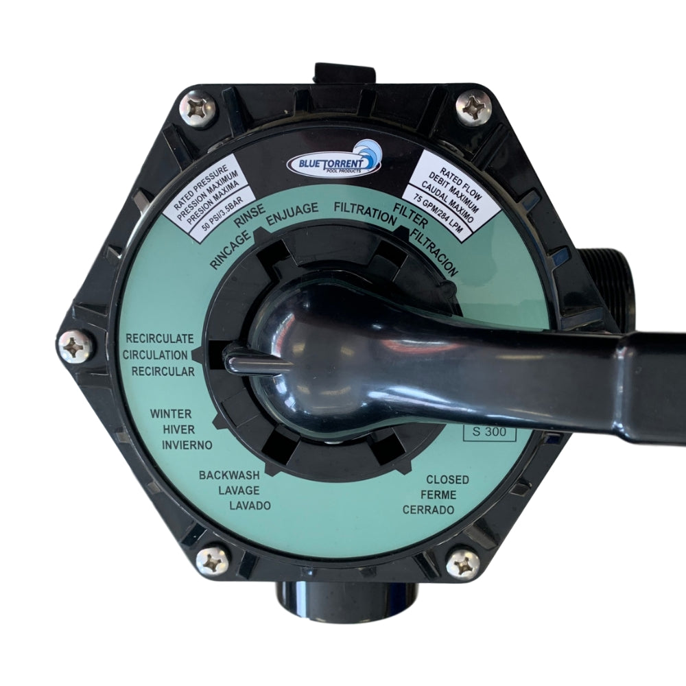 Blue Torrent 7 Way Multiport Valve – Swimming Pool Discounters